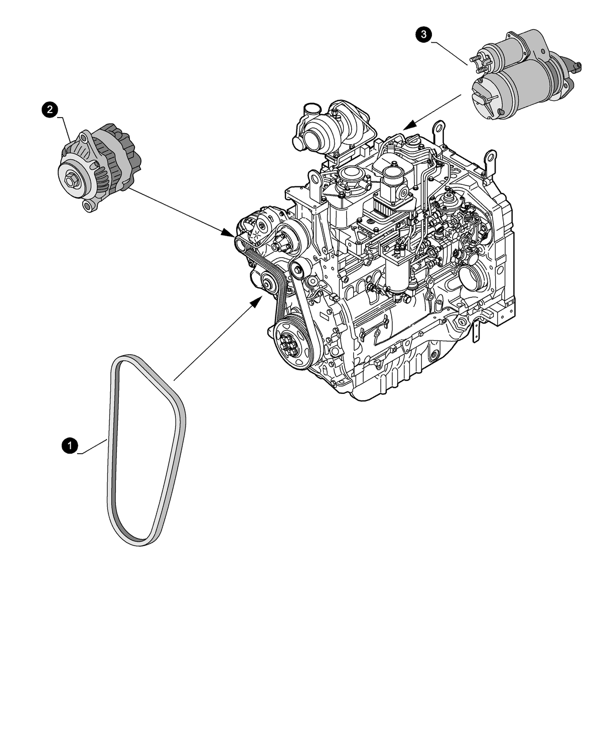 TC24DA 20.04[02]-MAINTENANCE-PARTS-STARTER-MOTOR-ALTERNATOR-BELTS ...
