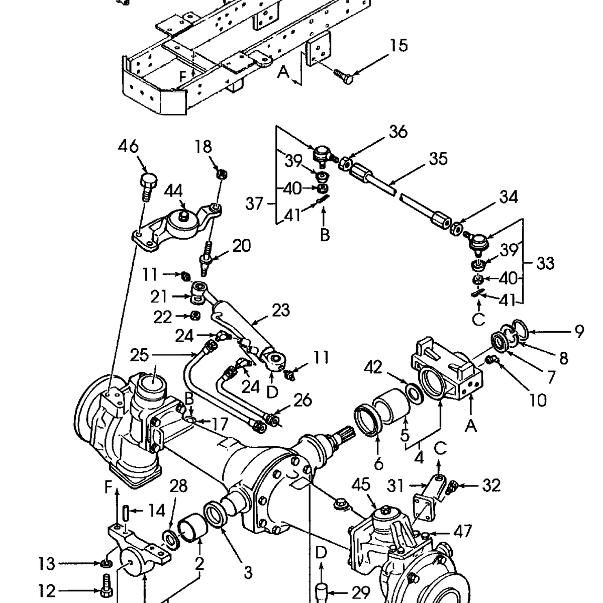 TC40A 04.05-FRONT-AXLE-&-STEERING-W/FWD — BRIM:PARTS_NEW-HOLLAND_1