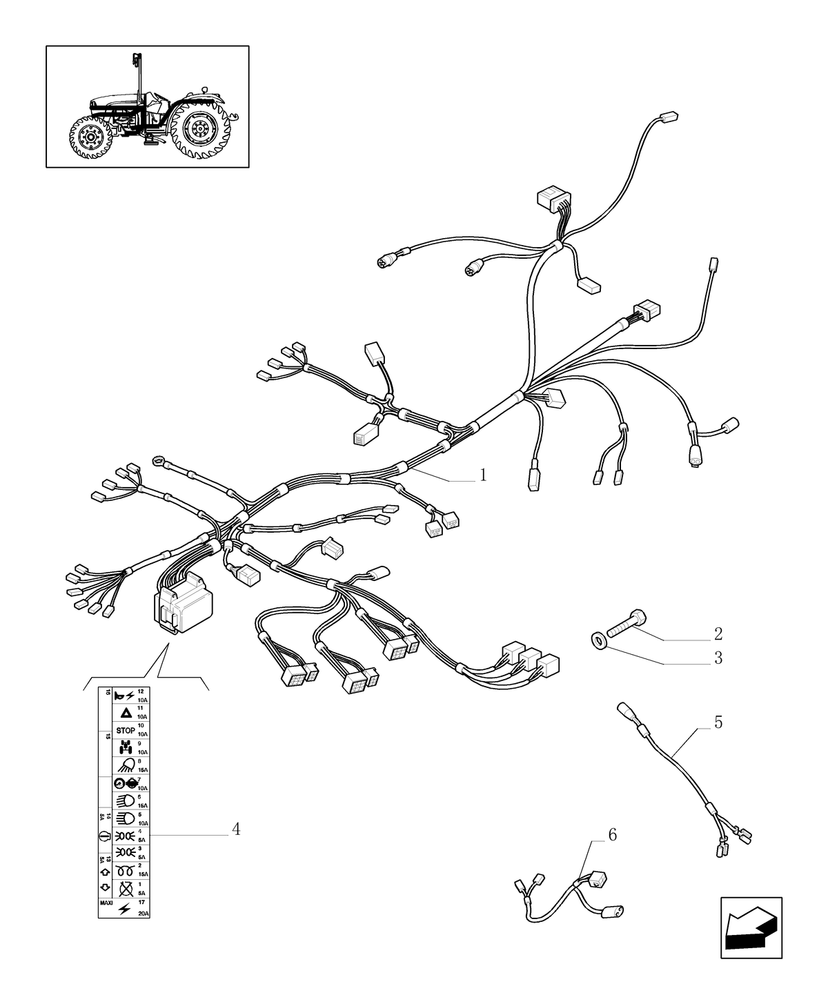 TN70A 1.75.4/01-(VAR.307)-4WD-ELECTRO-HYDRAULIC-COUPLING-ISO-AUXILIARY ...
