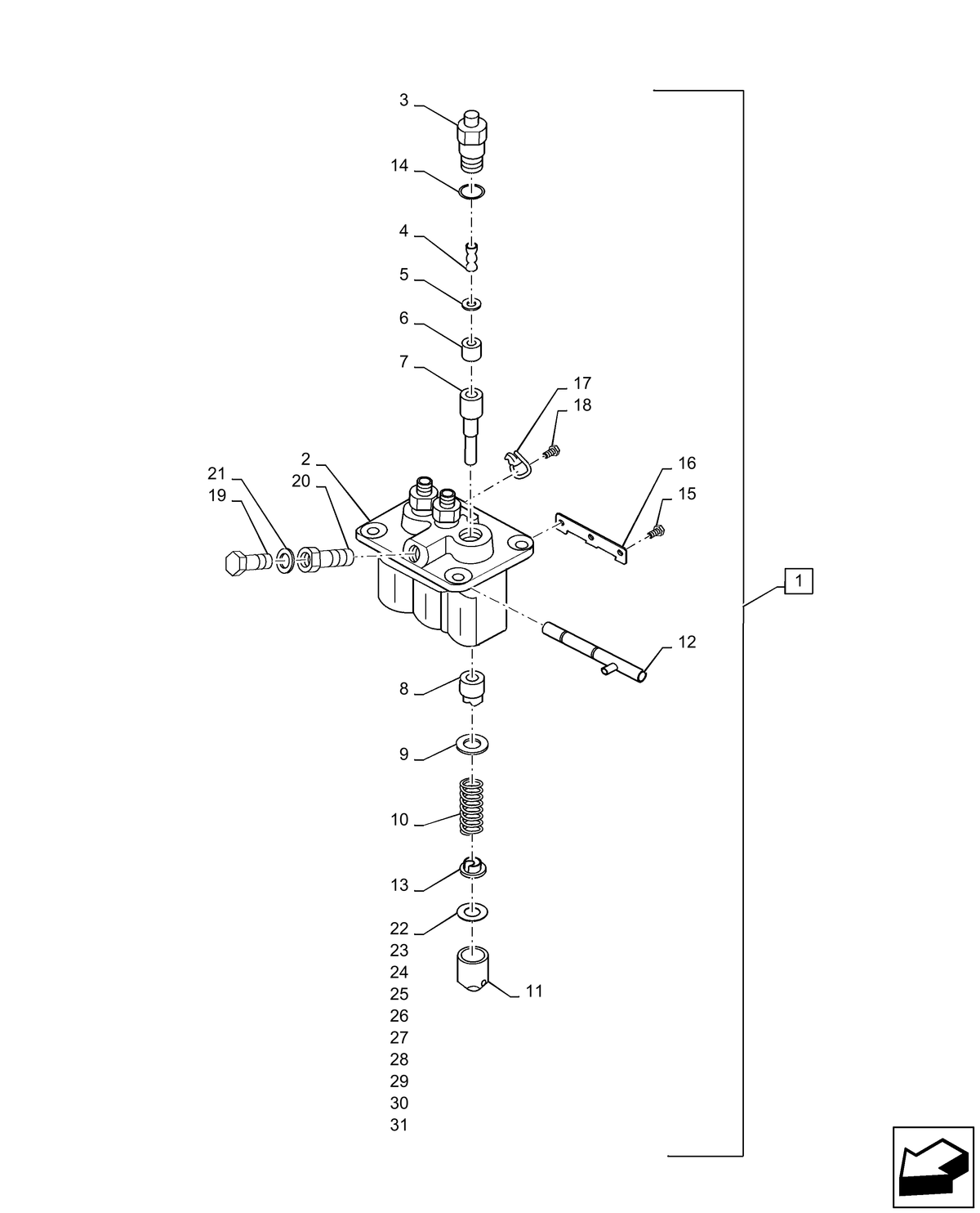 BM24 10.242.01 FUEL SYSTEM - FUEL INJECTION PUMP — BRIM:PARTS NEW-HOLLAND