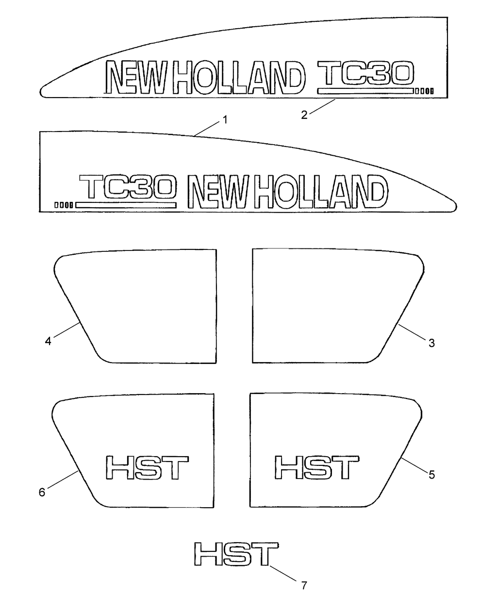 TC30 16A04 DECALS - IDENTIFICATION — BRIM:PARTS_NEW-HOLLAND_1