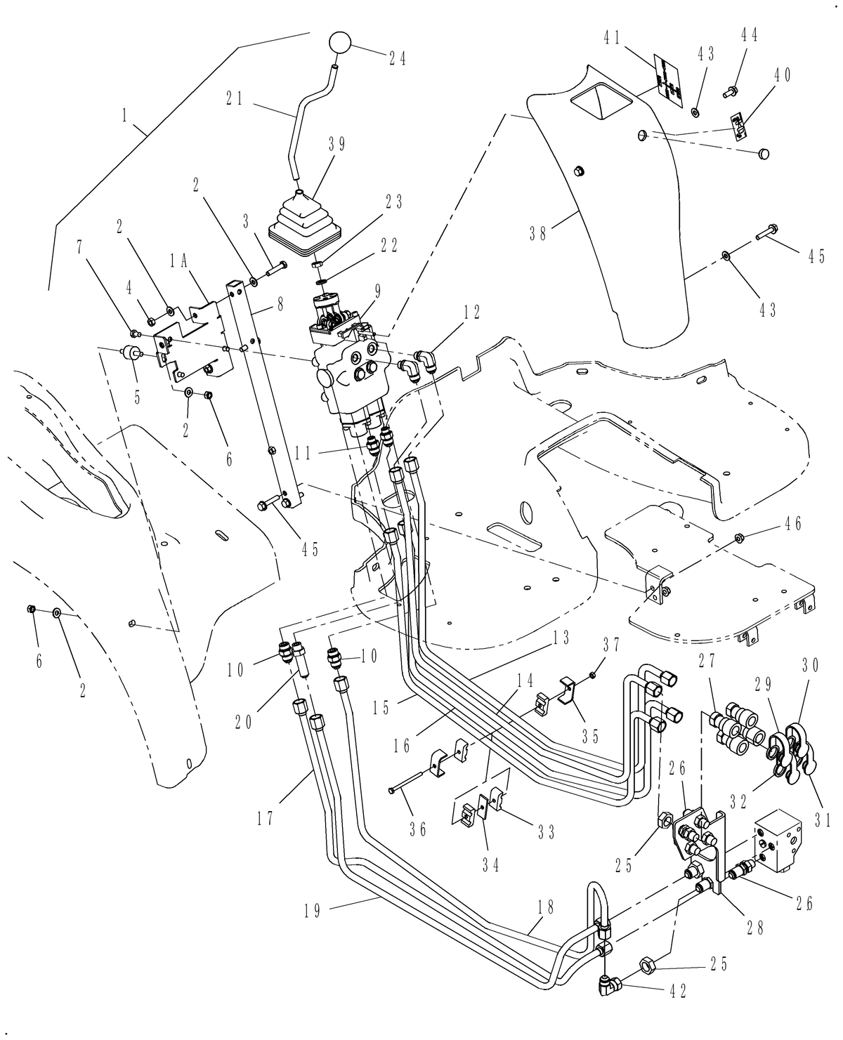 TC34DA JOYSTICK CONTROL KIT | Part# 710440076 — BRIM:PARTS_NEW-HOLLAND_1