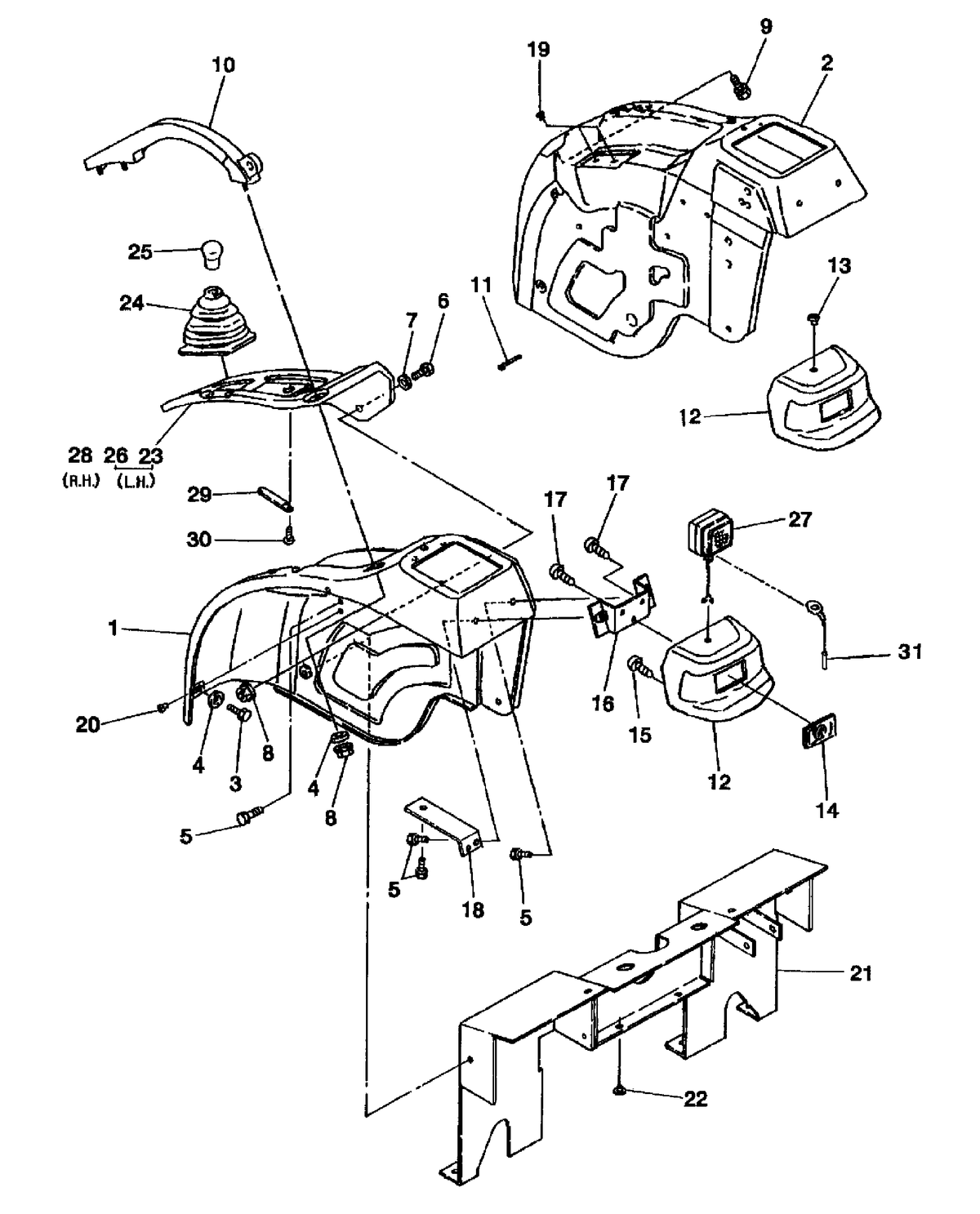TC24DA FENDER EXTENSION | Part# SBA385960761 — BRIM:PARTS_NEW-HOLLAND_1