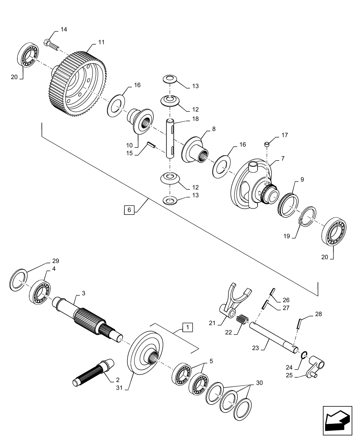Boomer 24 ROLLER | Part# MT40009888 — BRIM:PARTS_NEW-HOLLAND_1
