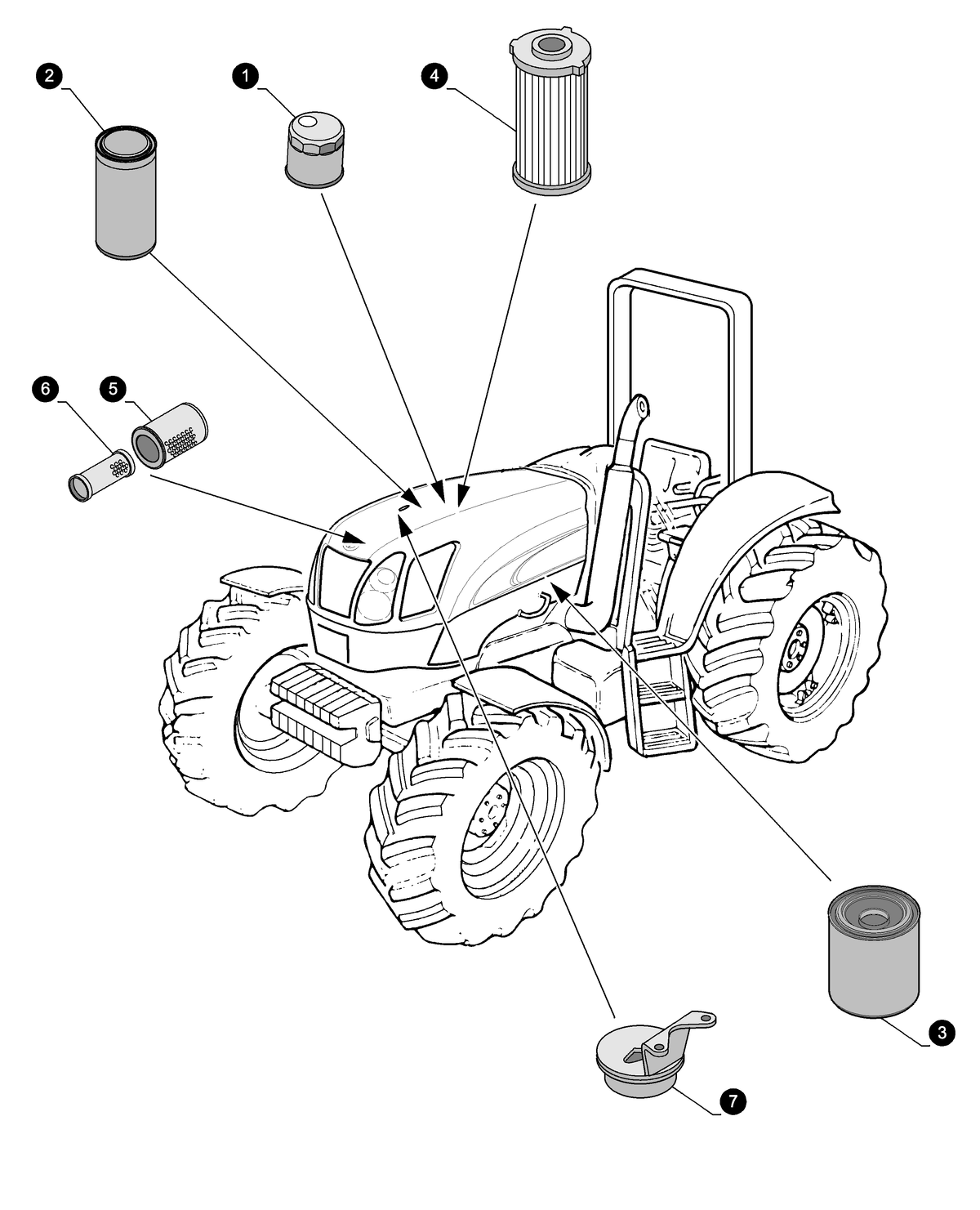 TC24DA HYDRAULIC OIL FILTER | Part# 84475483 — BRIM:PARTS_NEW-HOLLAND_1