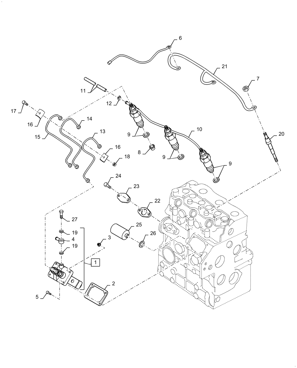 TC24DA CLAMP | Part# SBA199106020 — BRIM:PARTS_NEW-HOLLAND_1
