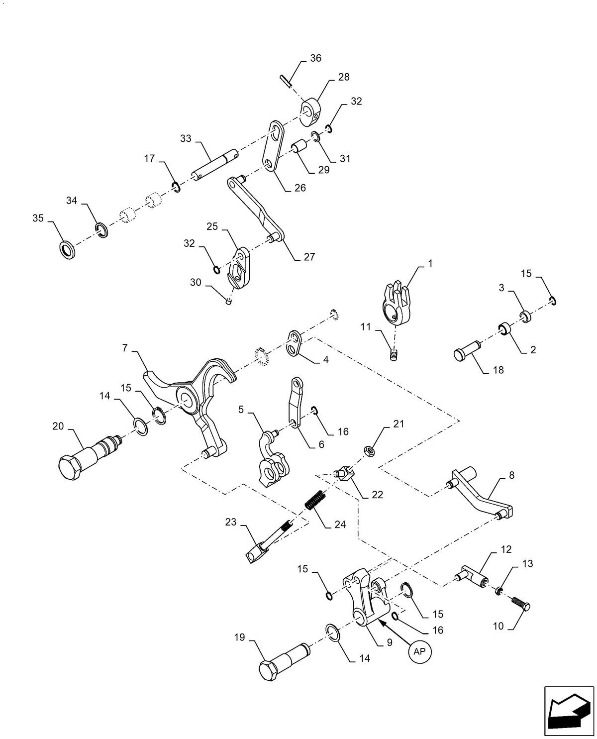 Workmaster 50 LOCK NUT | Part# 84250346 — BRIM:PARTS_NEW-HOLLAND_1