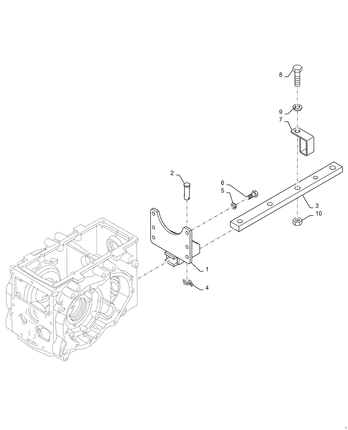 WM35 DRAWBAR FRAME — BRIM:PARTS_NEW-HOLLAND_1
