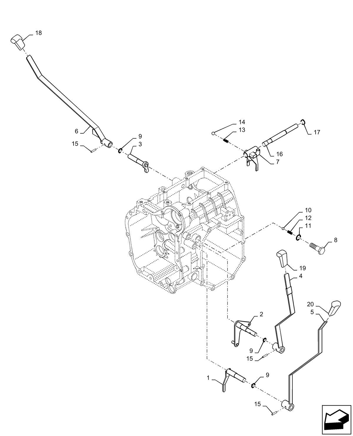 Boomer 24 LEVER | Part# MT40288608 — BRIM:PARTS_NEW-HOLLAND_1