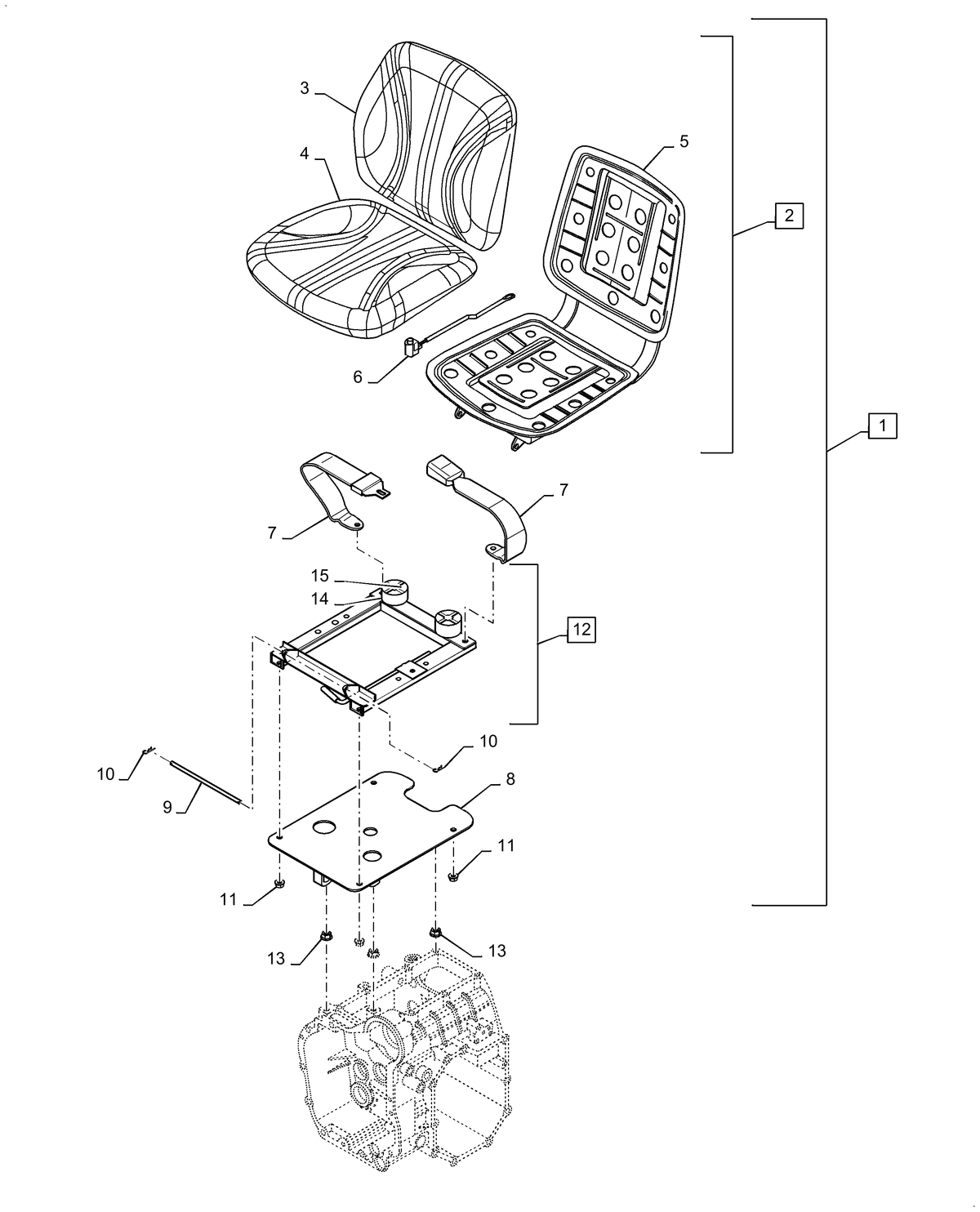 Boomer 24 SEAT | Part# MT40278157 — BRIM:PARTS_NEW-HOLLAND_1