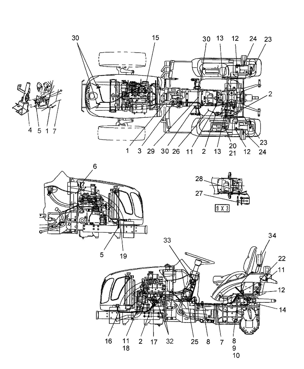 TC23DA NEG BATTERY CABLE | Part# SBA385650830 — BRIM:PARTS_NEW-HOLLAND_1