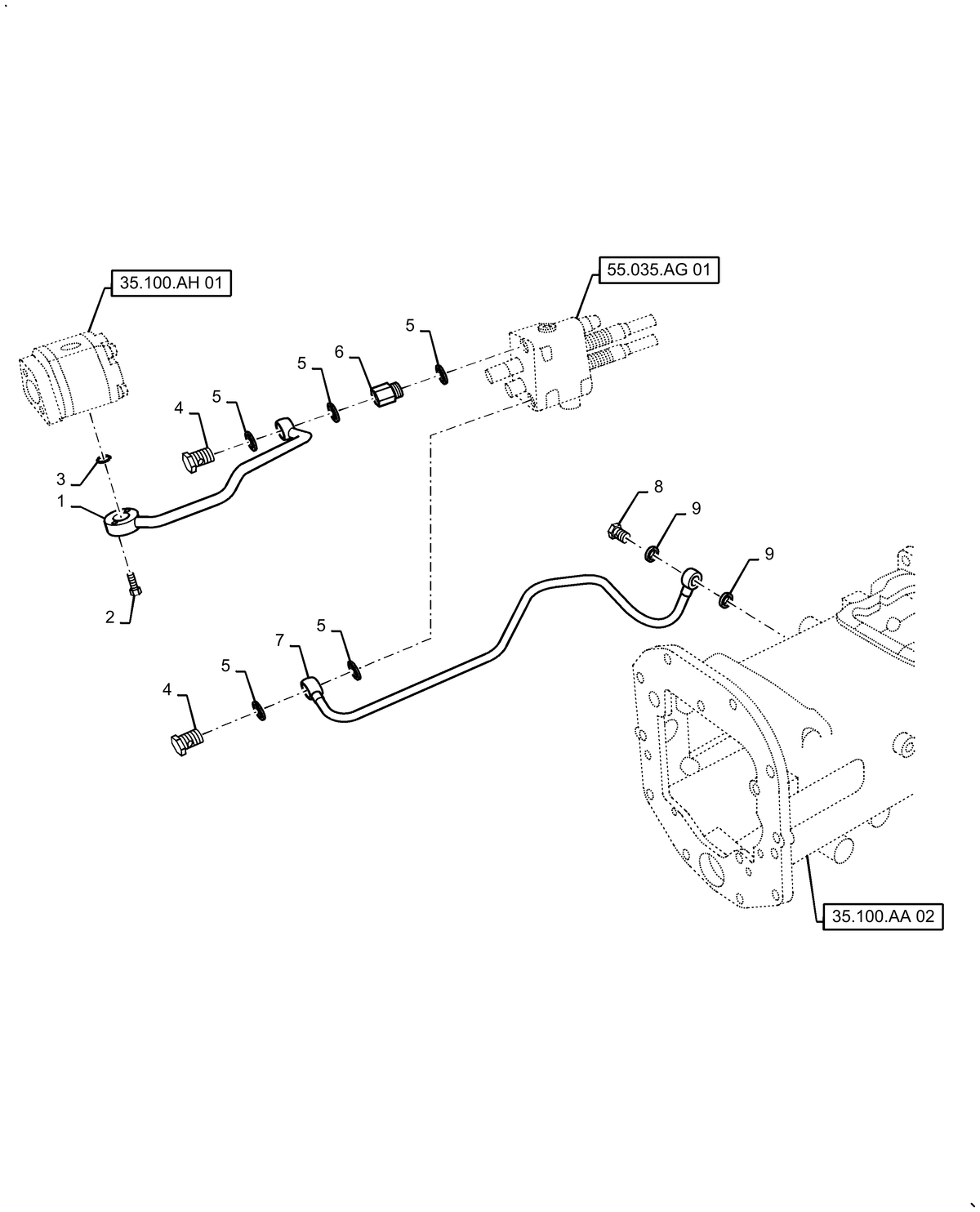 Workmaster 33 HYD CONNECTOR | Part# MT40200387 — BRIM:PARTS_NEW-HOLLAND_1